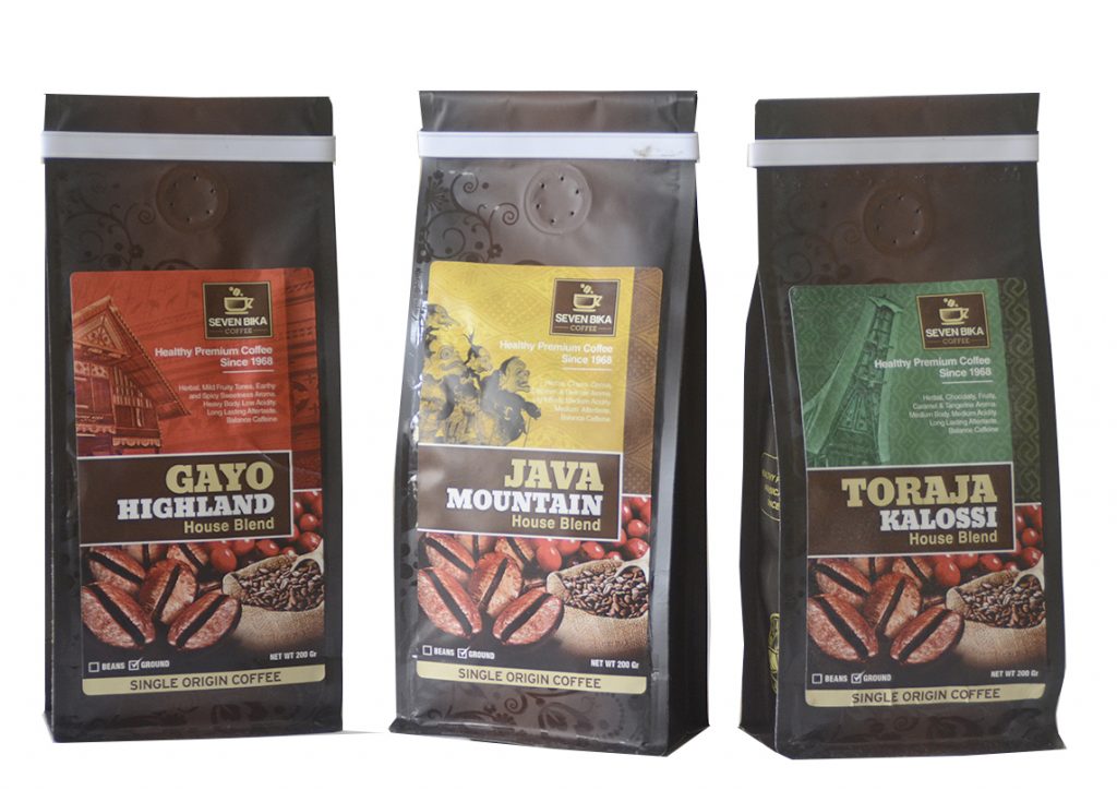 SEVEN BIKA JAVA MOUNTAIN HOUSE BLEND BAG COFFEE 200 Gr [Beans] - Seven ...