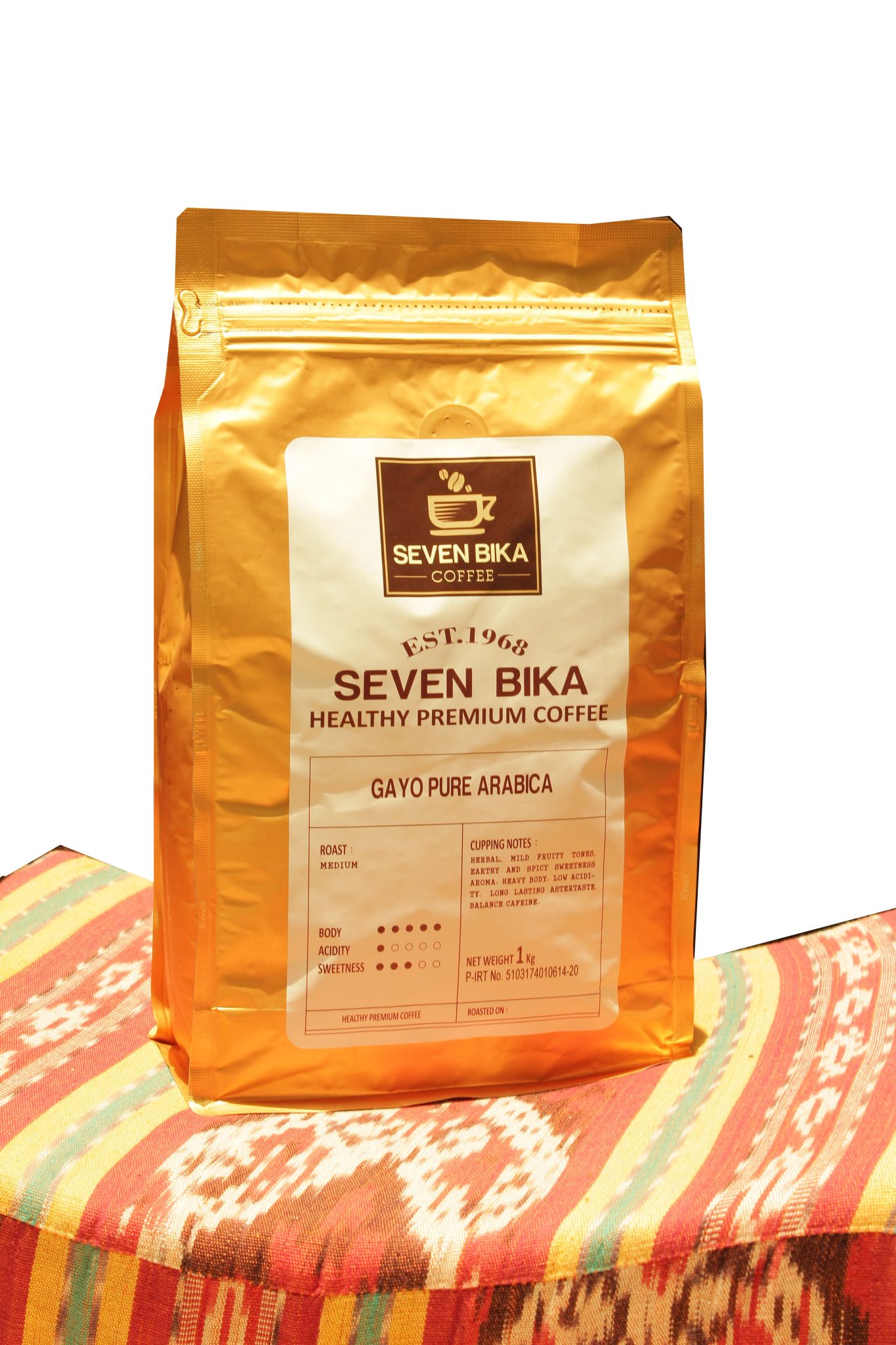 SEVEN BIKA GAYO SIGNATURE PURE ARABICA 1000 Gr [Ground] - Seven Bika Coffee