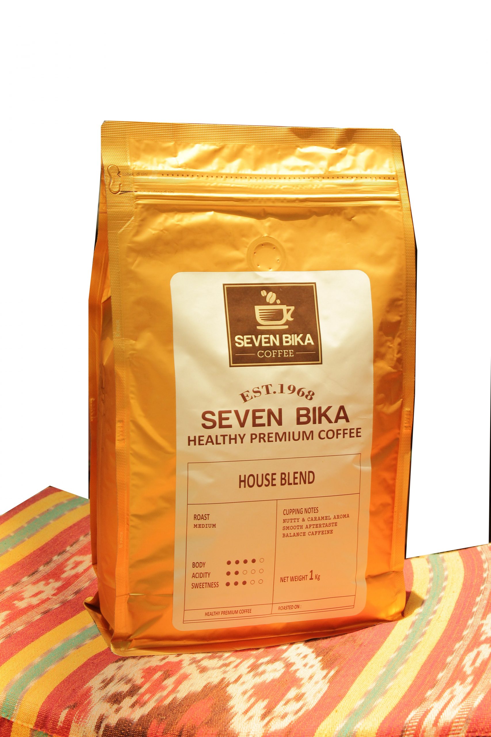 SEVEN BIKA HOUSE BLEND 1000 Gr [Ground] - Seven Bika Coffee