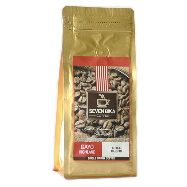 SEVEN BIKA GAYO HIGHLAND GOLD BLEND 165 Gr [Ground] - Seven Bika Coffee