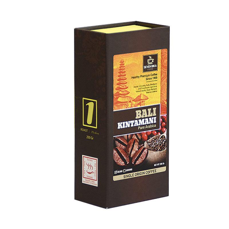 SEVEN BIKA BALI KINTAMANI PURE ARABICA BOX COFFEE 200Gr [Ground ...