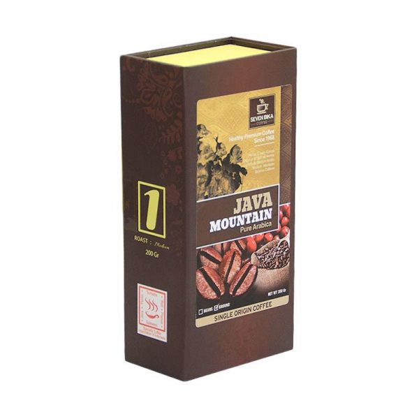 SEVEN BIKA JAVA MOUNTAIN PURE ARABICA BOX COFFEE 200 Gr [Ground ...