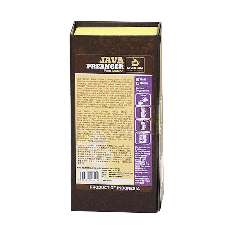 SEVEN BIKA JAVA PREANGER PURE ARABICA BOX COFFEE 200 Gr [Beans] - Seven ...