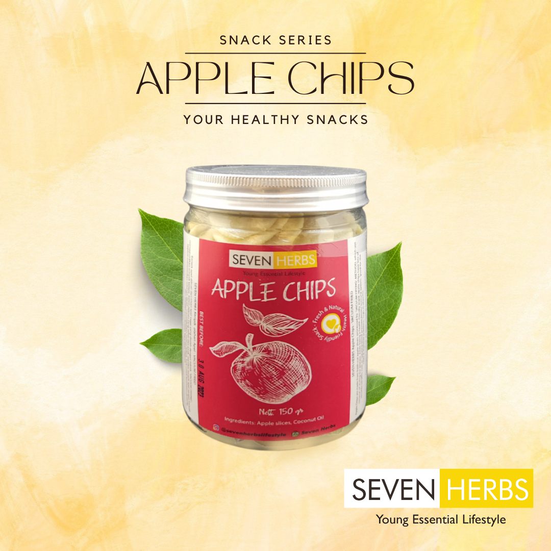 SEVEN HERBS- Apple Chips (Keripik Apel) 150 gr - Seven Bika Coffee