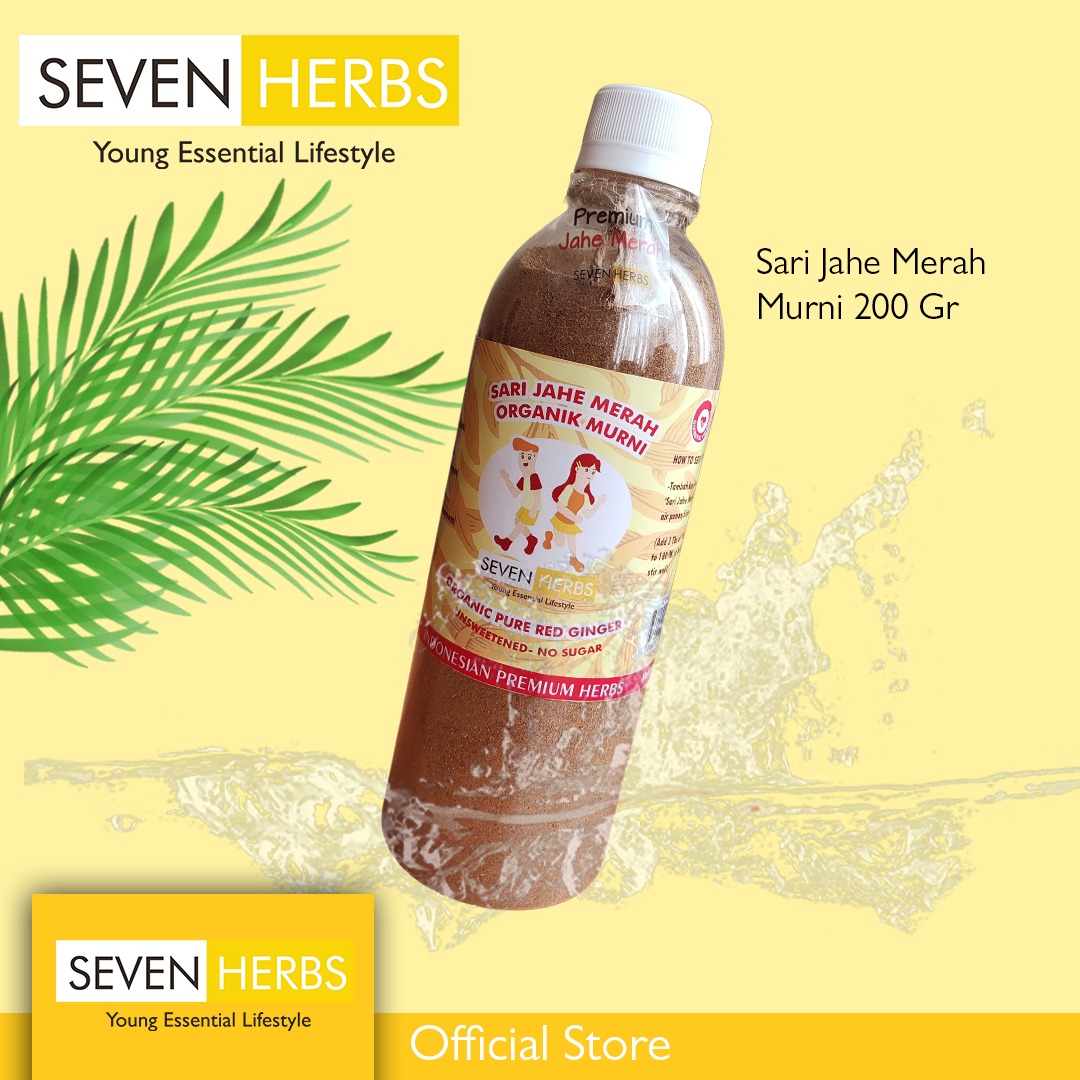 Sari Jahe Merah Organik Murni 200 gr - Seven Bika Coffee